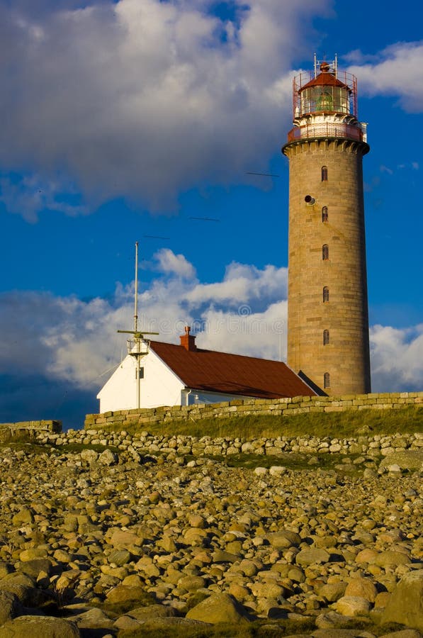 Lighthouse, Lista, Norway stock photo. Image of scandinavia - 170026878