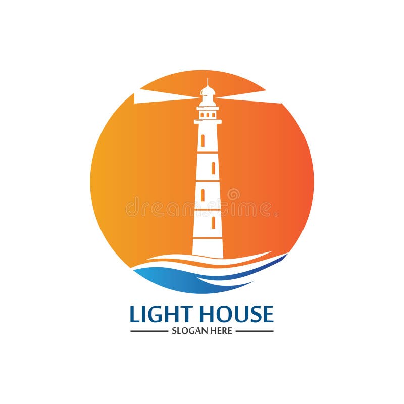 Lighthouse Logo Icon Vector Template Stock Vector - Illustration of business, icon: 171049339