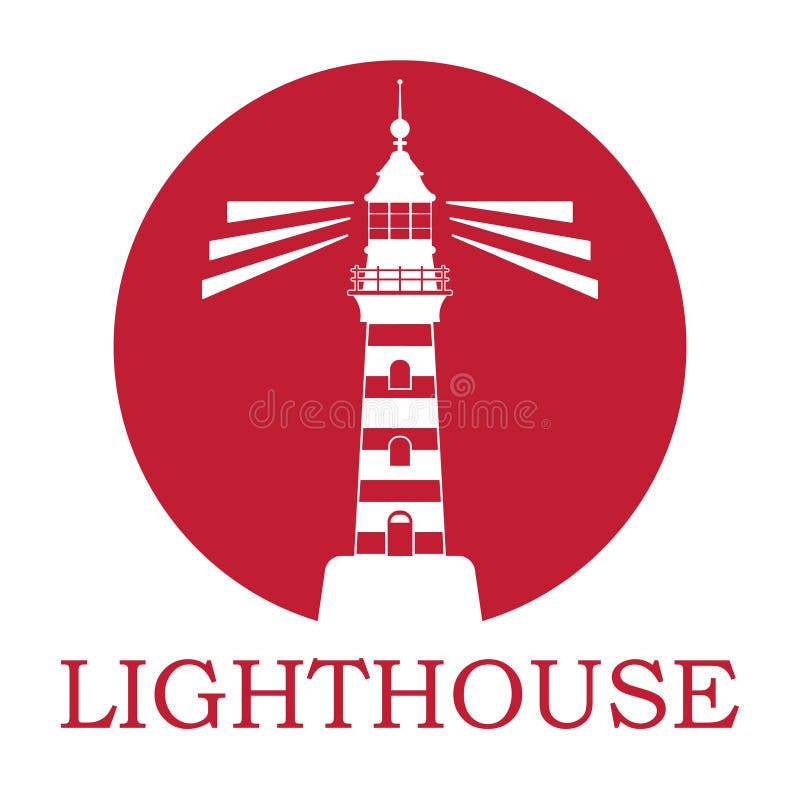Lighthouse logo stock vector. Illustration of building - 119853529