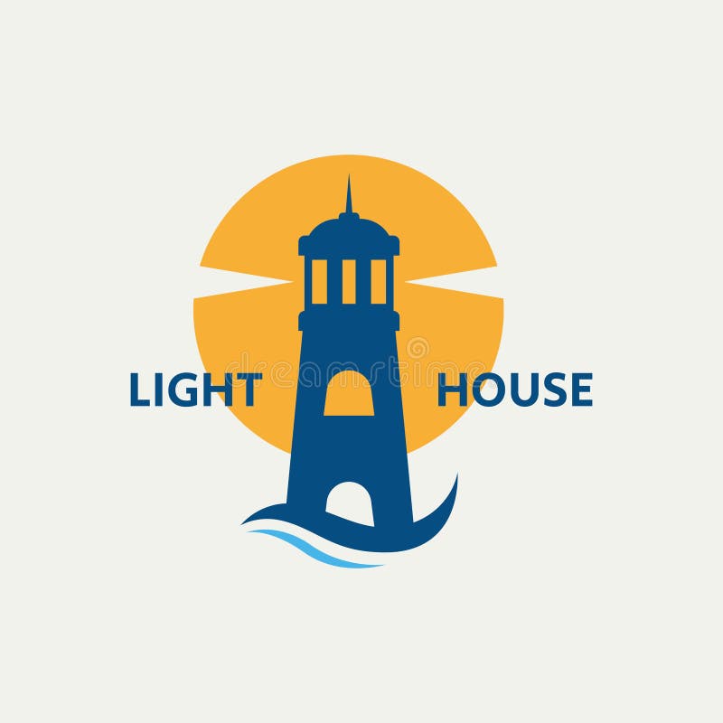 Minimal Lighthouse Logo Stock Illustrations – 212 Minimal Lighthouse ...