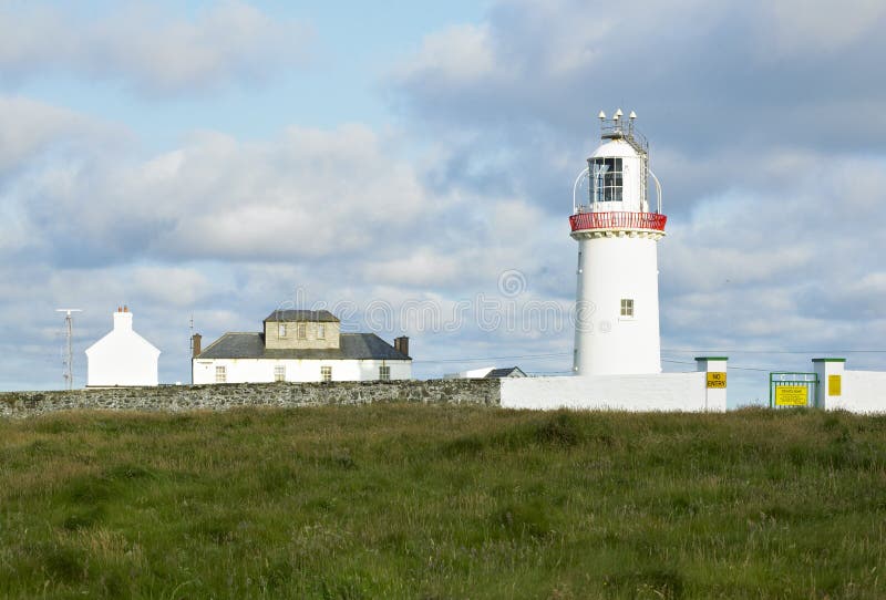 Lighthouse of Loop Head Cliffs, Ireland Stock Photo - Image of eire ...