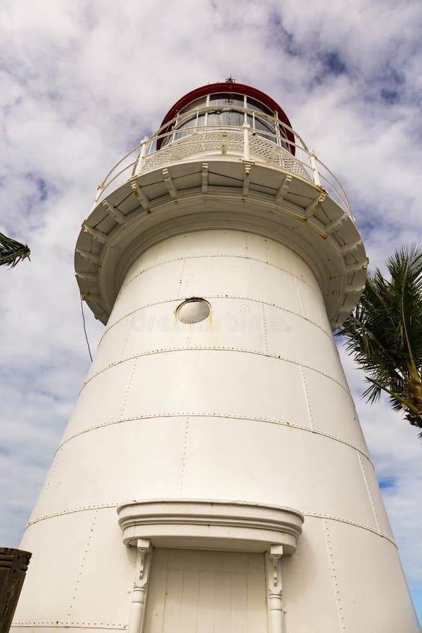 Lighthouse Mackay stock image. Image of fresnel, pine - 148483397