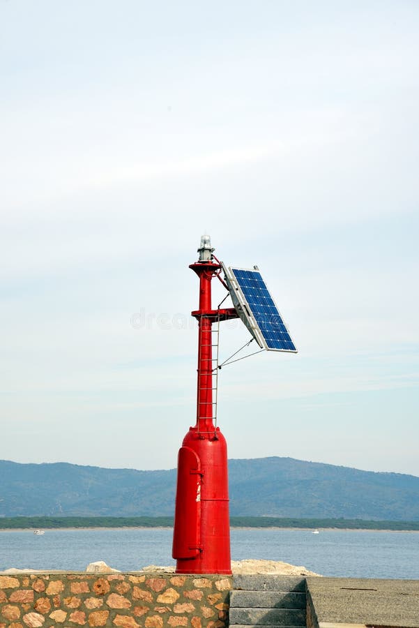 Lighthouse maritime solar stock photo. Image of vertical - 64737146