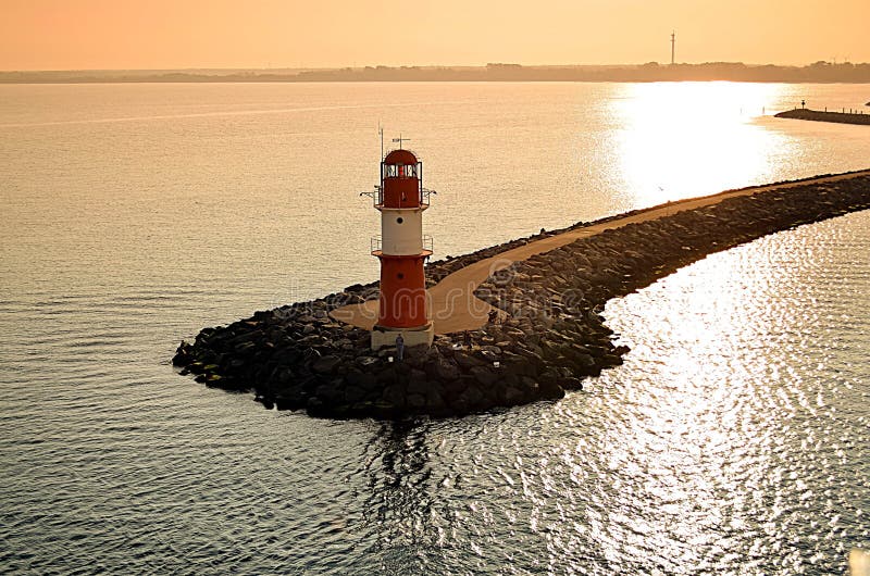 A Lighthouse in the Morning Light on Fitzroy Island in Far North ...