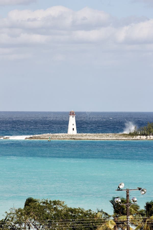 Nassau Bahamas And Lighthouse Stock Photo - Image of road, nassau: 36851482