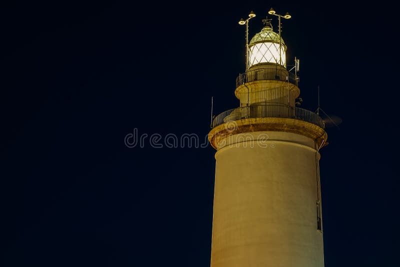 Lighthouse in the nght stock photo. Image of architecture - 108084830