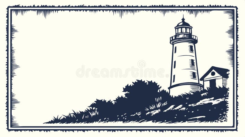 Lighthouse at Night, Nautical and Beacon Symbol Vector Design ...