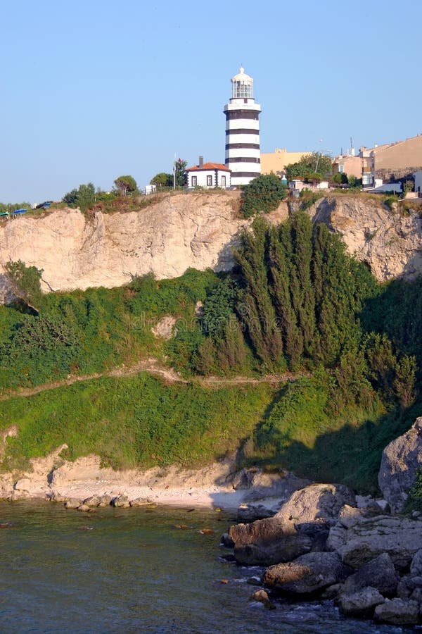 Lighthouse, Sile - Istanbul Stock Image - Image of nautical, cove: 5602507