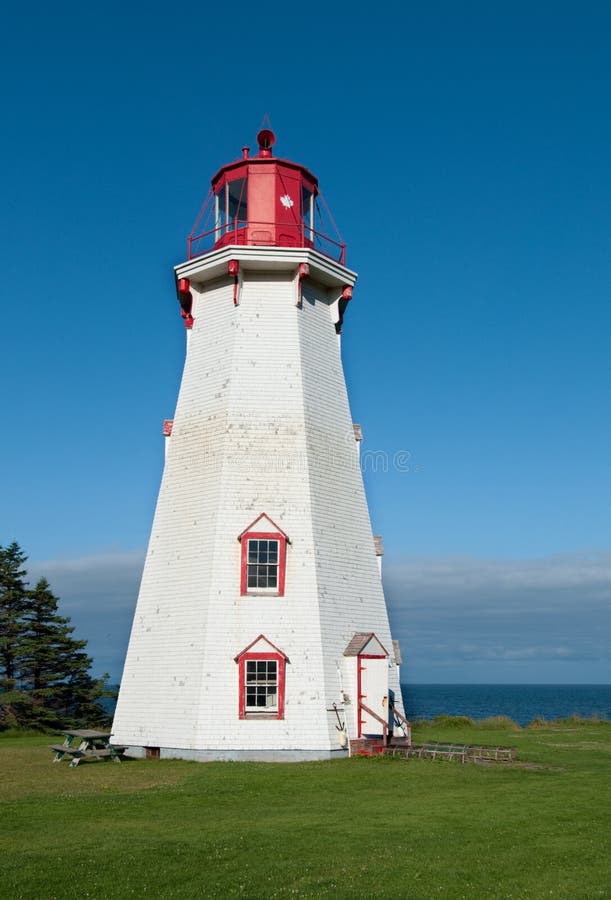 Prince Edward Island Lighthouse Stock Image - Image of atlantic ...