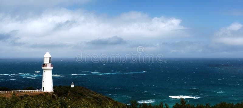 Lighthouse Panorama stock image. Image of light, century - 1489235