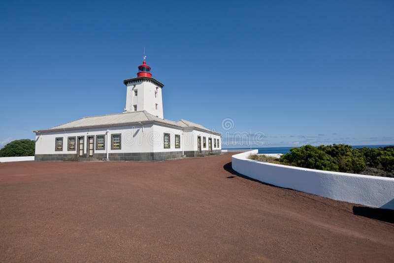 Lighthouse in Pico Island - Azores Stock Image - Image of europe ...