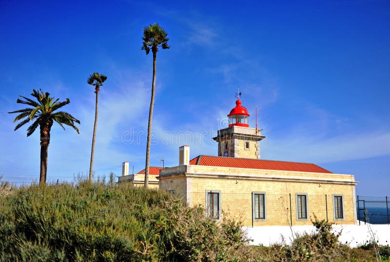 Lighthouse at Ponte De Piedade, Lagos Stock Image - Image of piedade ...