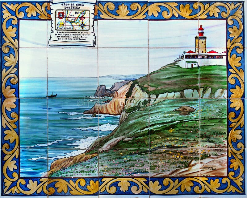 Lighthouse Portugal editorial stock photo. Image of landscape - 93559293