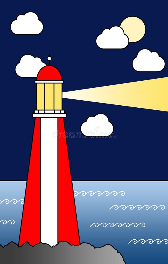 Beam Lighthouse Stock Illustrations – 6,649 Beam Lighthouse Stock ...