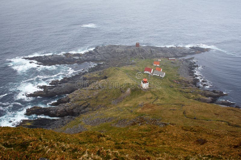 Lighthouse in Runde, Norway Stock Image - Image of view, summer: 60583185