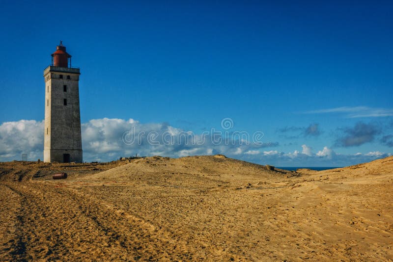 Lighthouse and Sand stock image. Image of tourist, sunset - 222949