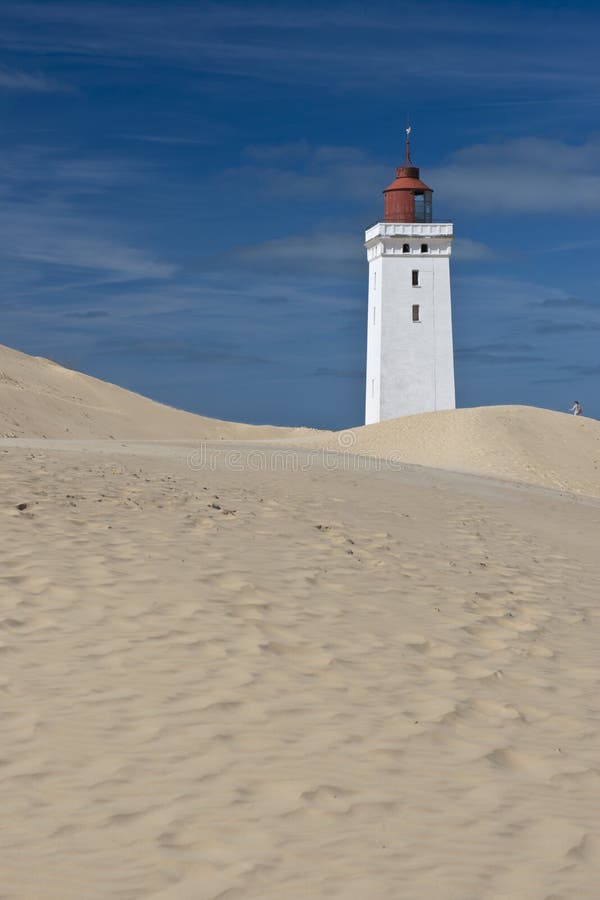 Lighthouse on a Sand Dune stock image. Image of desert - 33146711