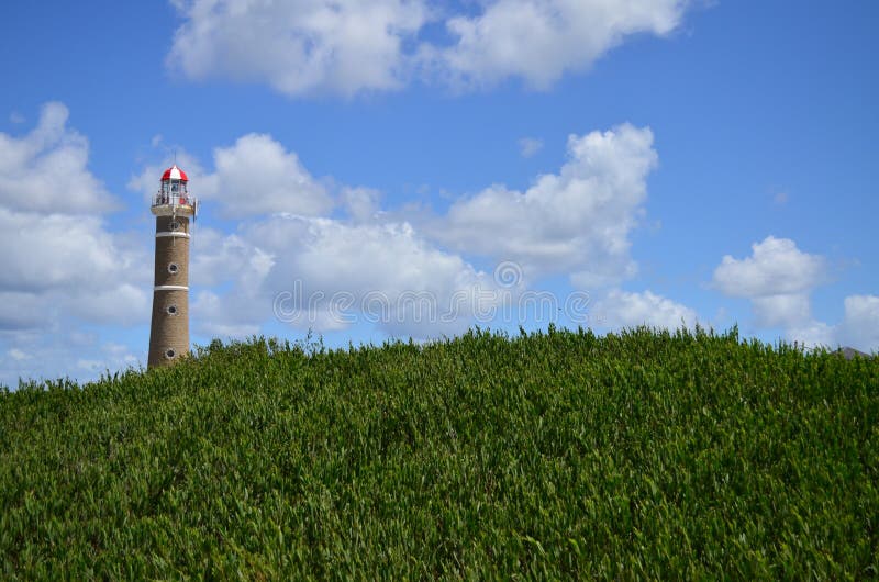Lighthouse stock image. Image of field, grass, nature - 56044125