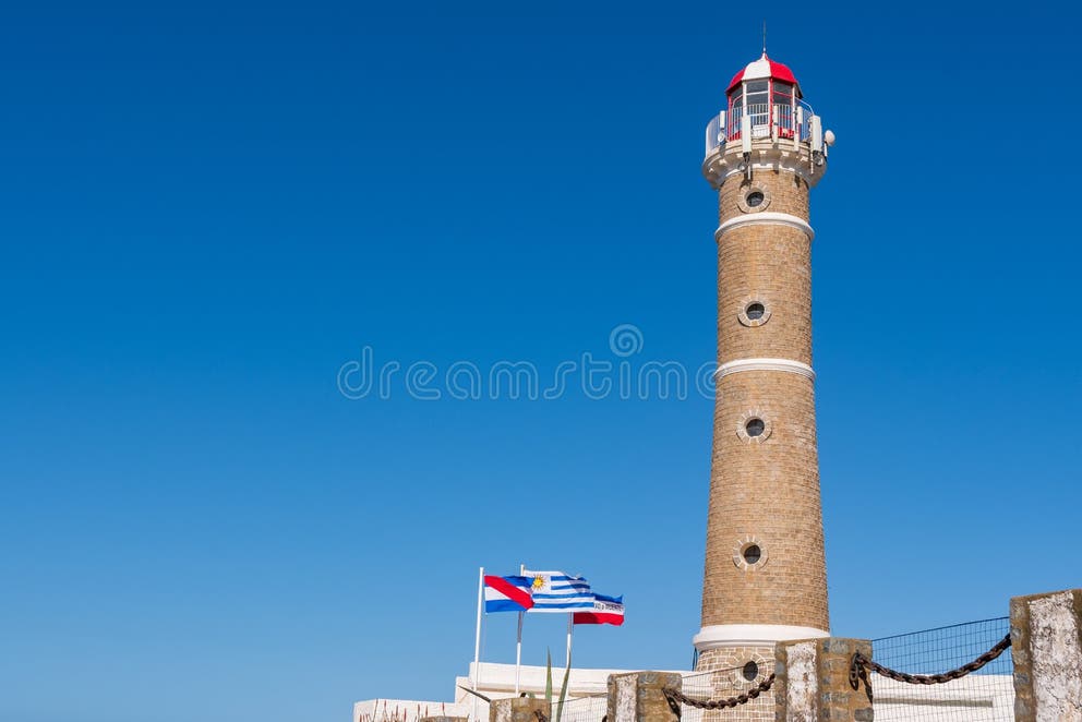 Lighthouse on the Coast for Reference Stock Photo - Image of rock ...