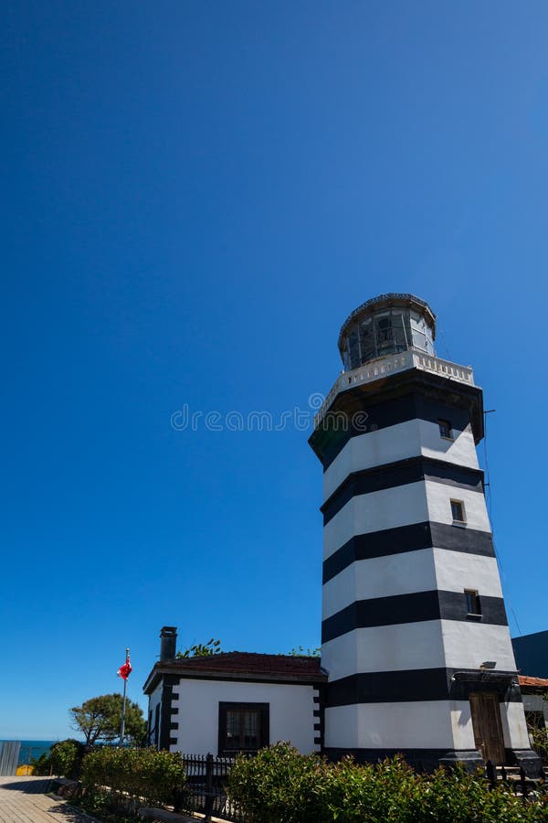Lighthouse in Sile, Istanbul, Turkey Stock Image - Image of popular ...