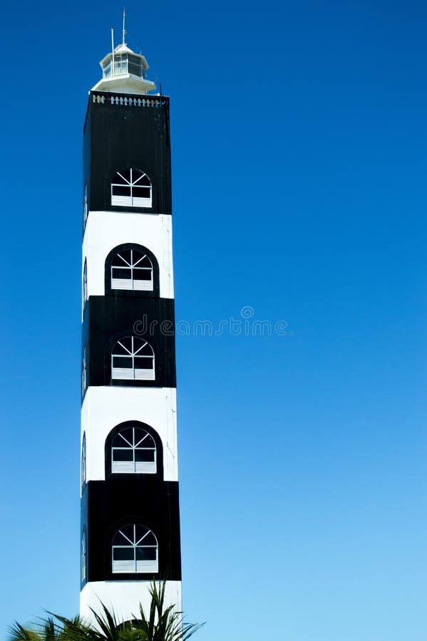 Lighthouse stock photo. Image of lighthouse, black, clearsky - 76374226