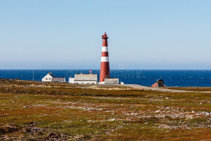 Lighthouse Slettnes. stock image. Image of tourism, franfoto - 28661819