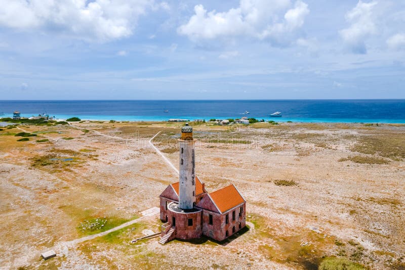 Lighthouse of the Small Island Called Klein Curacao or Small Curacao ...