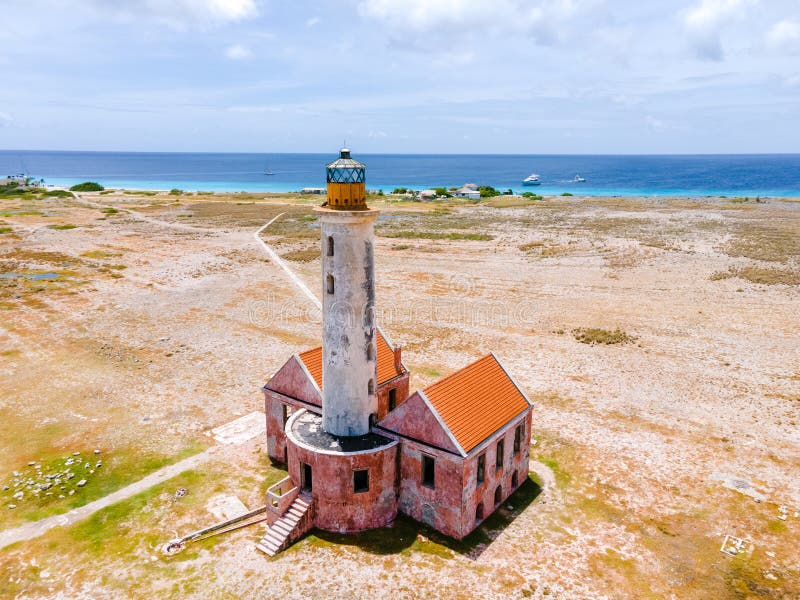 Lighthouse of the Small Island Called Klein Curacao or Small Curacao ...
