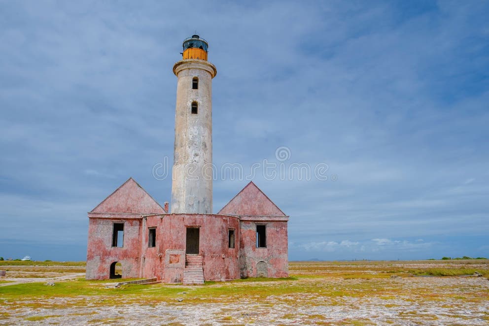 Lighthouse of the Small Island Called Klein Curacao or Small Curacao ...