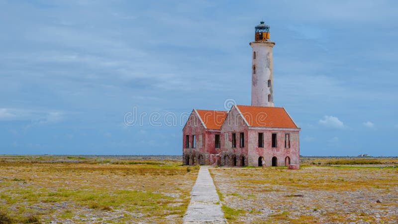 Lighthouse of the Small Island Called Klein Curacao or Small Curacao ...