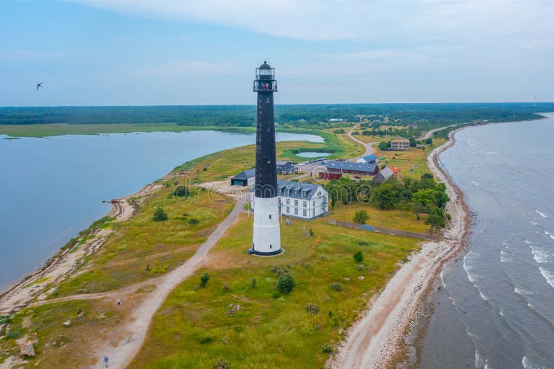 Lighthouse at Sorve Peninsula in Estonia Stock Photo - Image of nature ...