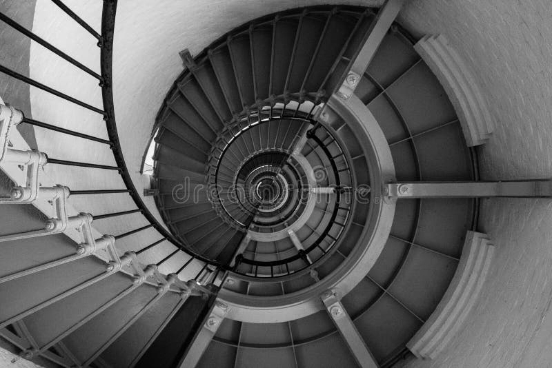 Lighthouse Spiral Staircase Stock Photo - Image of circles, spiral ...
