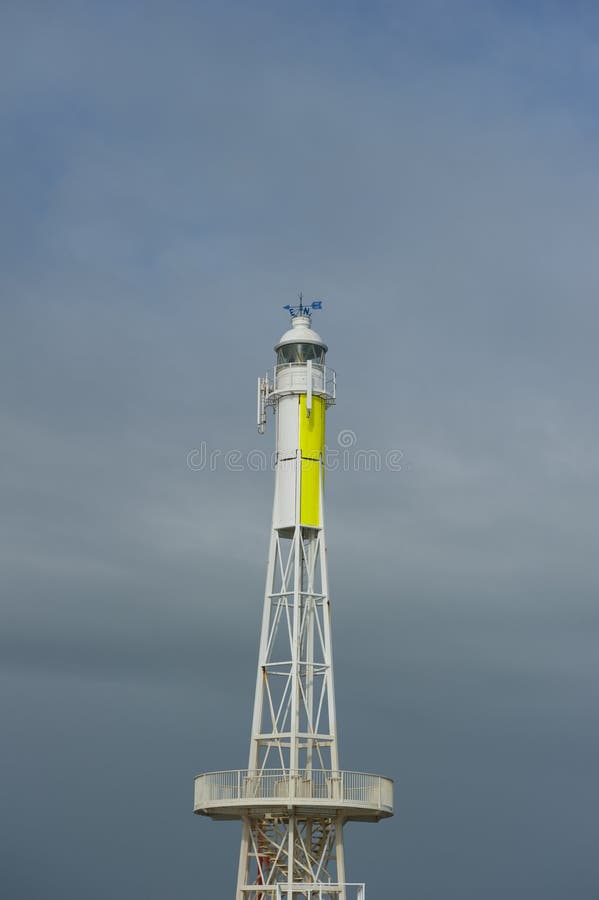 Lighthouse Steel Construction Stock Photo - Image of light, dark: 20142866