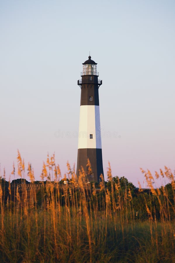 Point Bolivar Lighthouse stock image. Image of shore - 15749147