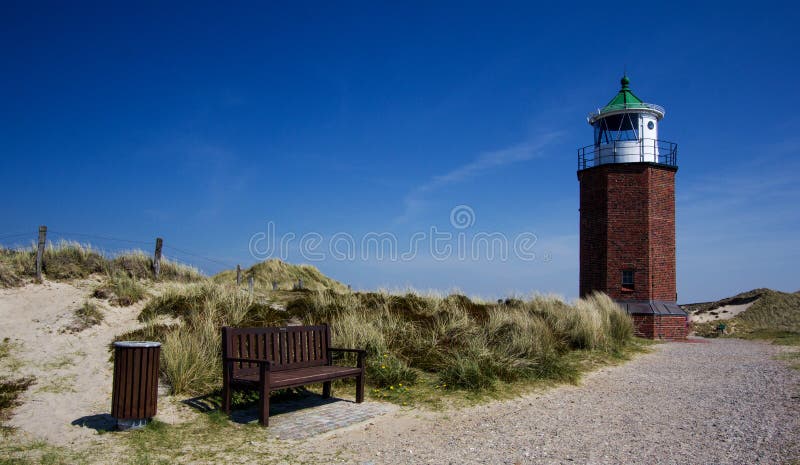 Lighthouse Sylt, Schleswig-Holstein, Germany!! Stock Image - Image of ...