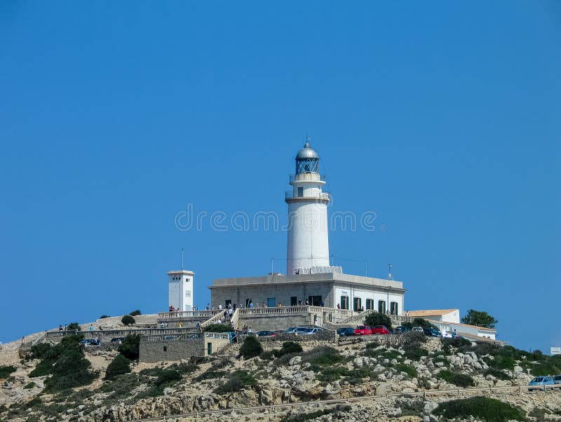 Lighthouse on the Top Point of Cape Formentor, Majorca Stock Image ...
