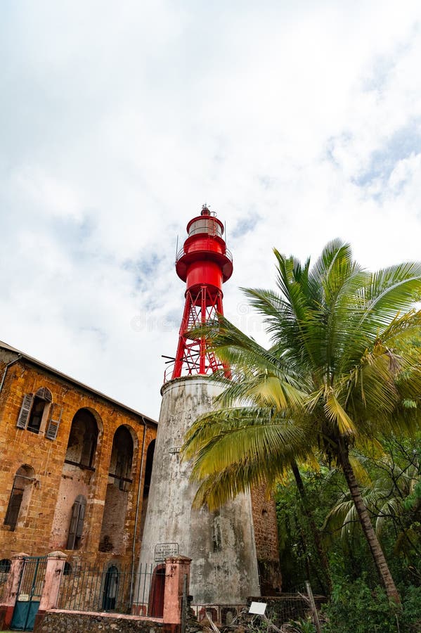 Lighthouse Tower Building. Lighthouse Tower on Devils Island ...