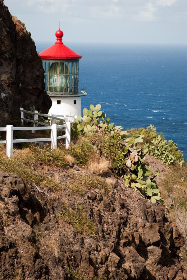 Makapuu Lighthouse, Oahu, Hawaii Stock Photo - Image of outdoors ...