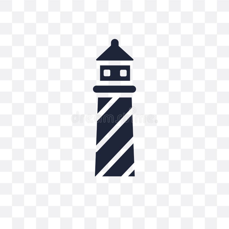 Lighthouse Icon Vector Sign and Symbol Isolated on White Background ...