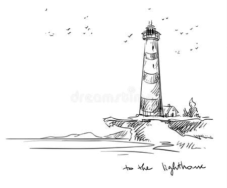 Drawing Lighthouse Line Stock Illustrations – 2,219 Drawing Lighthouse ...