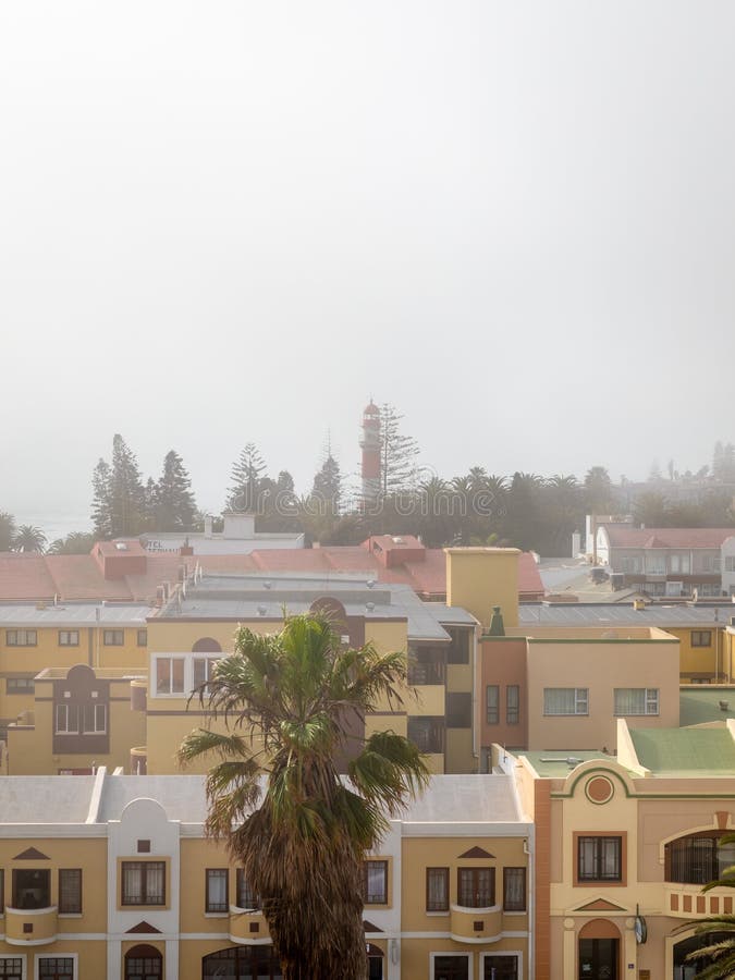 Lighthouse, View of the Tower of the Woermann House, Swakopmund ...