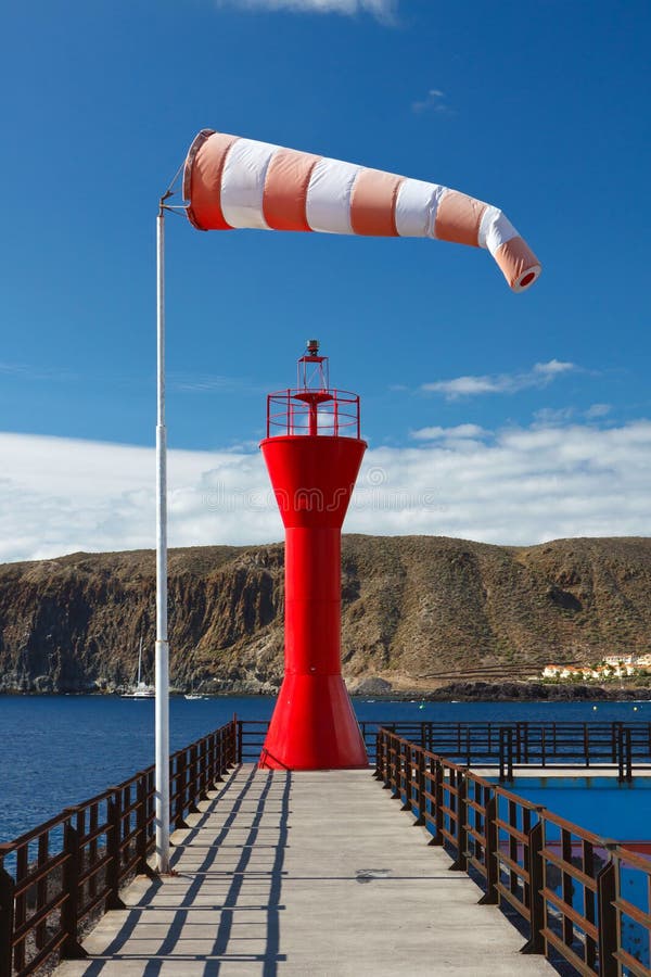 Lighthouse and Weather Vane Stock Photo - Image of coast, tall: 23098688