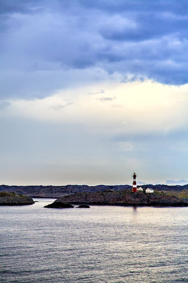 The Lighthouse and White House, Distant View Stock Photo - Image of ...