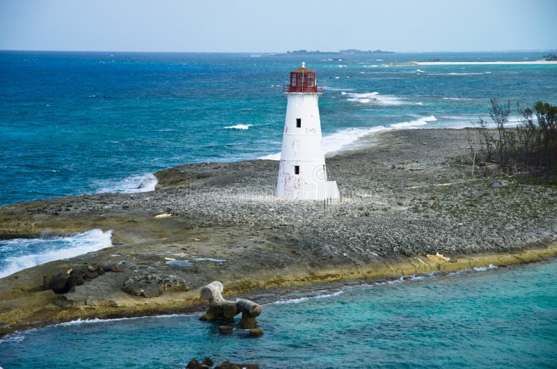 End of the World Lighthouse, in Ushuaia, Argentina Stock Photo - Image ...