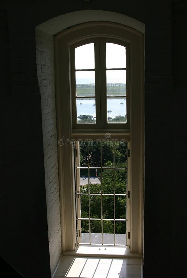 Lighthouse window stock photo. Image of arch, ocean, details - 138894