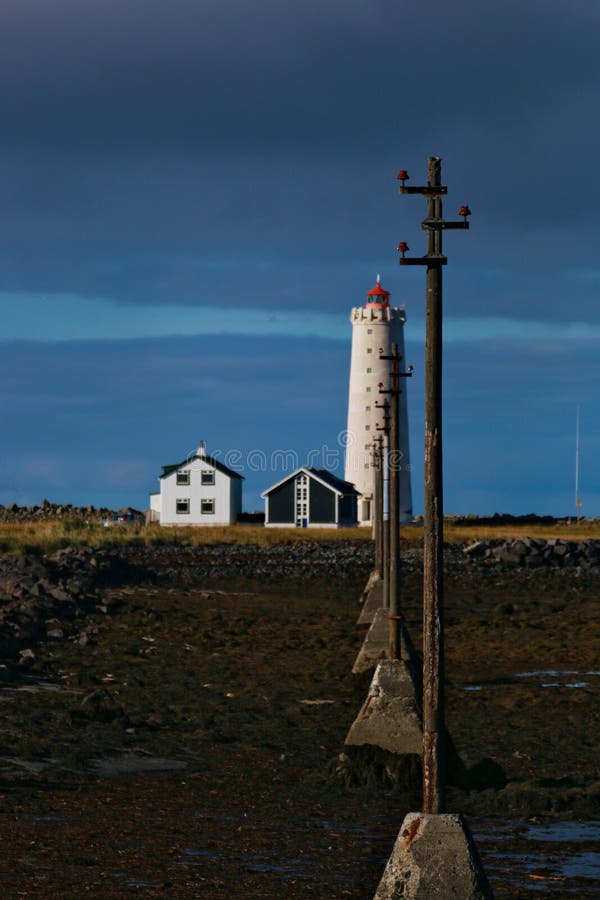 Lighthouse with Wireless Technology Stock Image - Image of lighthouse ...