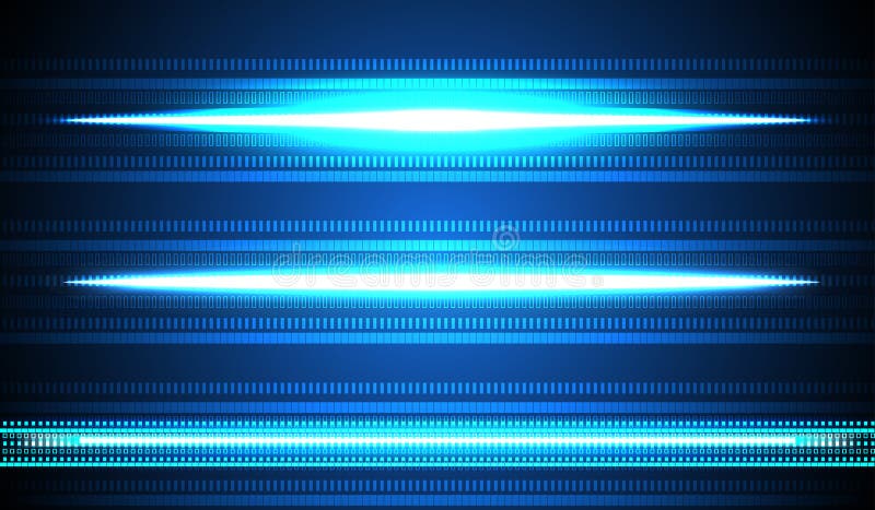 Three Glow Light Effect Made from Lines and Squares Stock Illustration ...