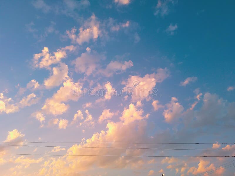 Lighting Atmosphere in Sunset Stock Photo - Image of environment ...