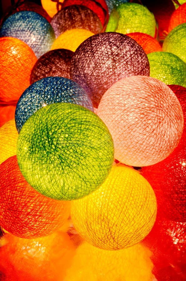 Lighting Balls. stock image. Image of green, celebrate - 27803657