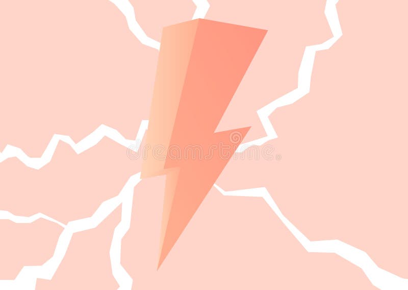 Lighting Bolt, Abstract Background, Poster Design Template Stock ...